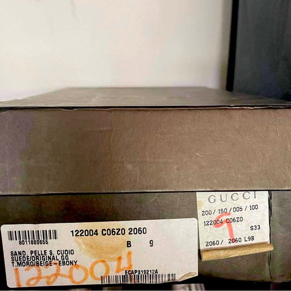 Gucci | Shoes | Authentic Gucci Monogram Strappy Thong Heels Worn Only ...